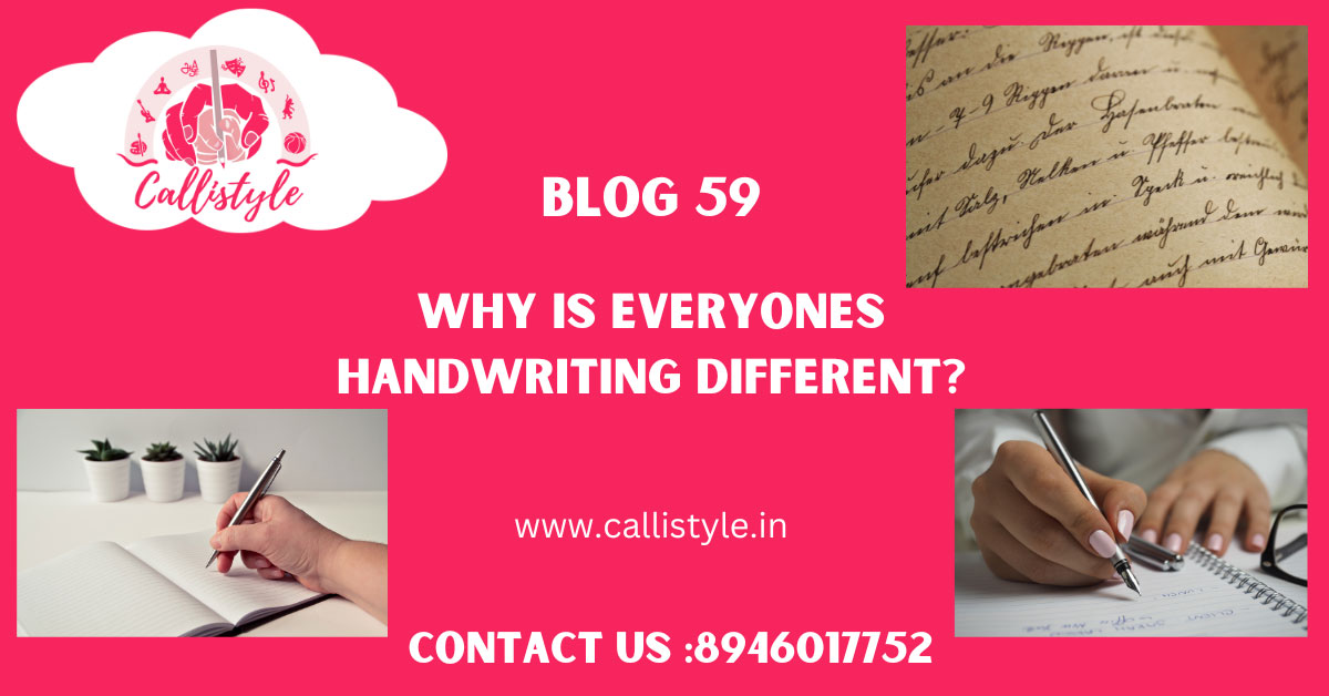 Handwriting is Different? or not