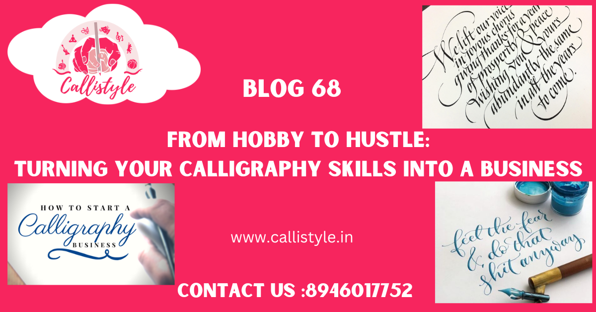 calligraphy skills into a business 2025